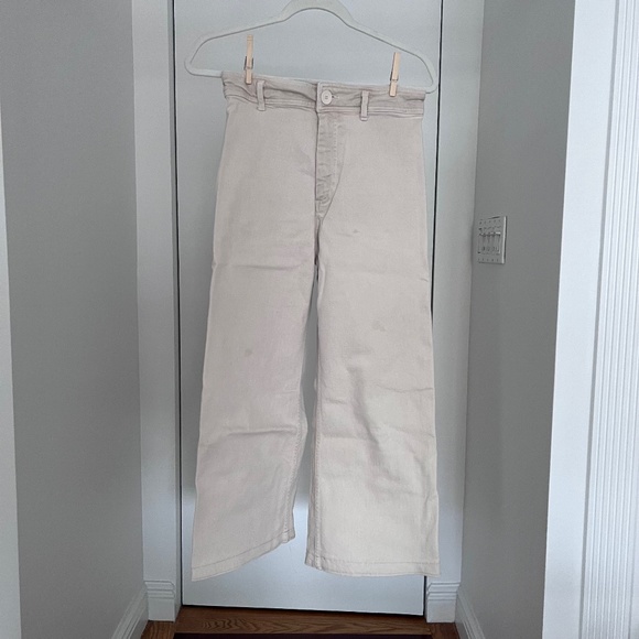 Zara | Pants & Jumpsuits | Zara Wide Leg Tan Pant | Poshmark